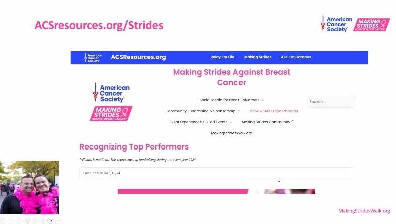 ACS MSABC North Strides Connect Newsletter