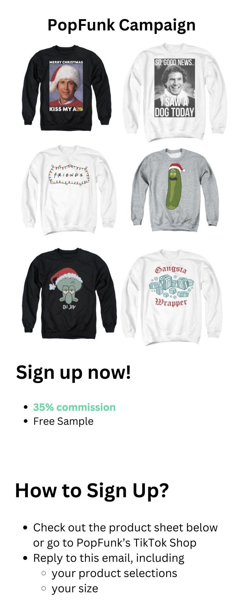 35% High Commission for PopFunk Christmas Hoodies! - Liveology