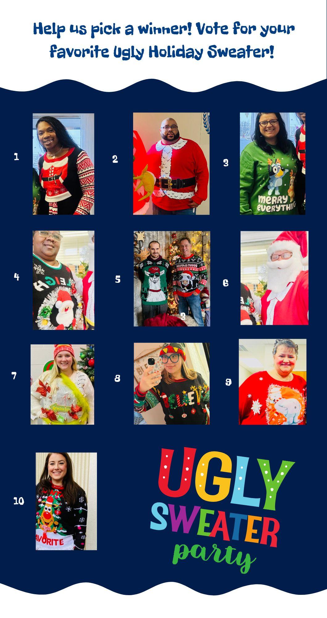 Cast Your Vote for the Holiday Ugly Sweater Contest!