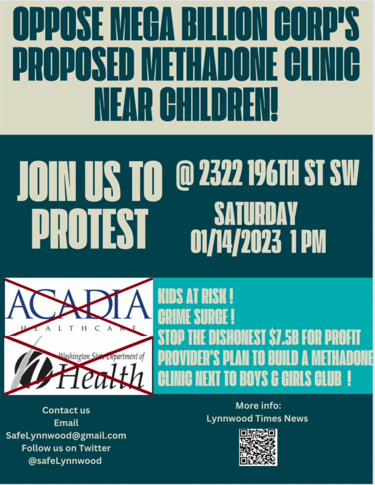 Keep Drugs Away from Kids - Saturday, January 14, Lynnwood