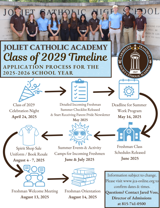 Class of 2029 Freshman Celebration Night - Thursday, April 24th