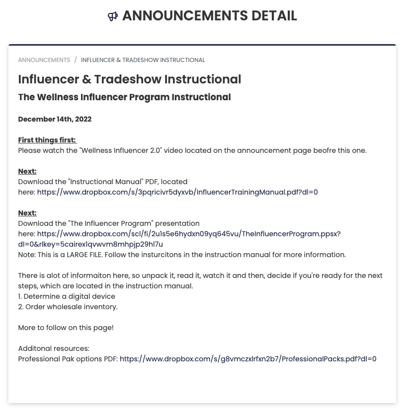 Introducing the Wellness Influencer 2.0 Manual