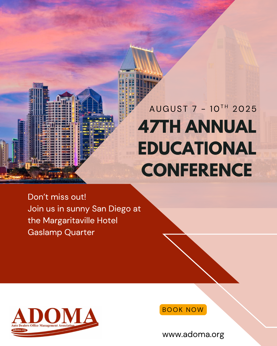 ADOMA 2025 Educational Conference Brochure
