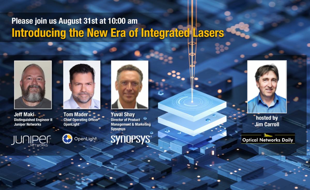 Reminder: NEW! Introducing the New Era of Integrated Lasers Webcast