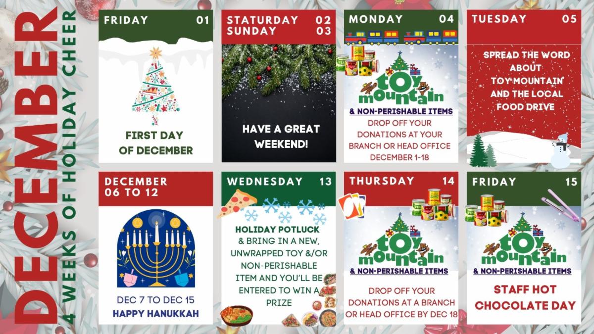 December Festivities - 4 Weeks of Holiday Cheer!