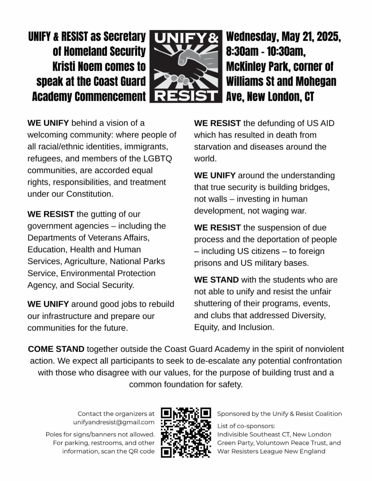 Sat. May 24 Hold Signs and Banners in Danbury *** Video of yesterday's ...