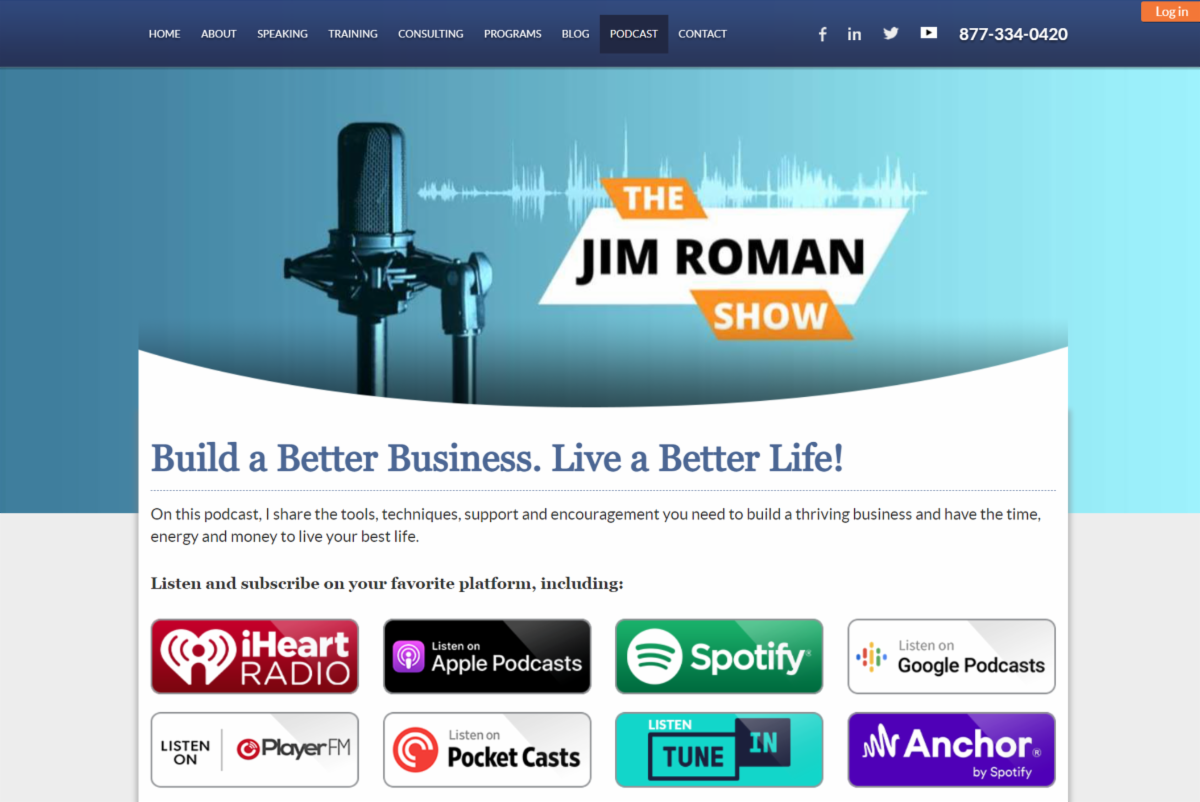 Don't Miss a Single Episode of the Jim Roman Show