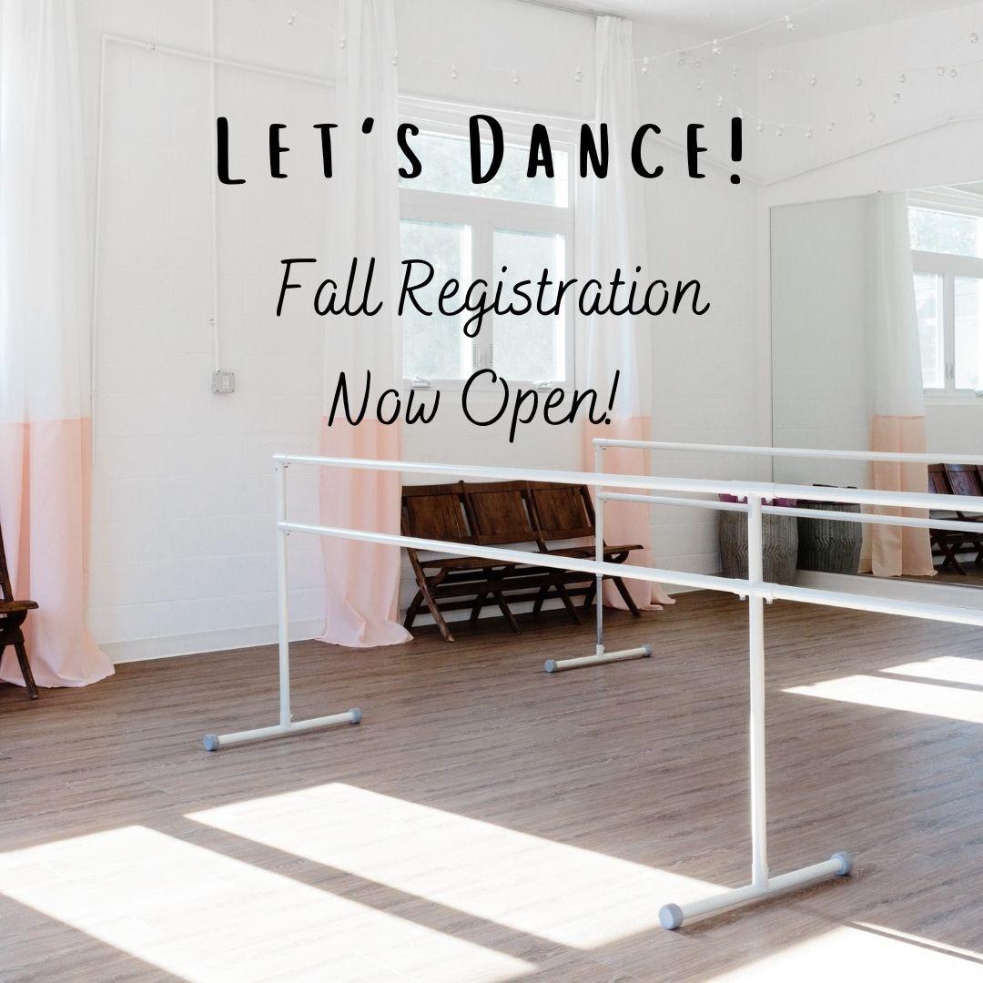 Let's Dance! Fall Registration Now Open!