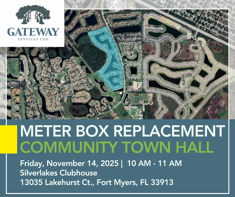 Meter Box Replacement Project Townhall for Silverlakes