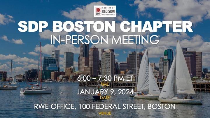 SDP BOSTON CHAPTER MEETING | You're Invited!