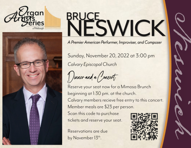 Calvary Church Highlights for the Week of November 20, 2022