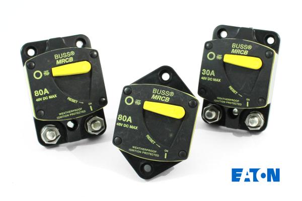 Ruggedized, Marine Rated Circuit Breakers (MRCB) from EATON