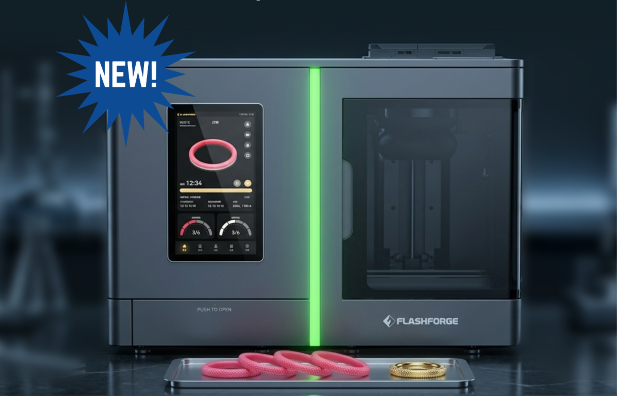 Meet the New Flashforge® Wax Jet 51C Desktop Wax 3D Printer