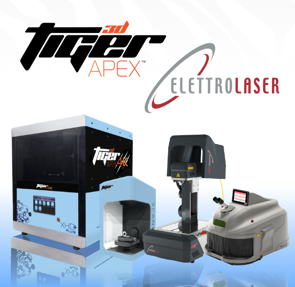 3D Print, Laser Engrave & Weld with Tiger3D and ElettroLaser!