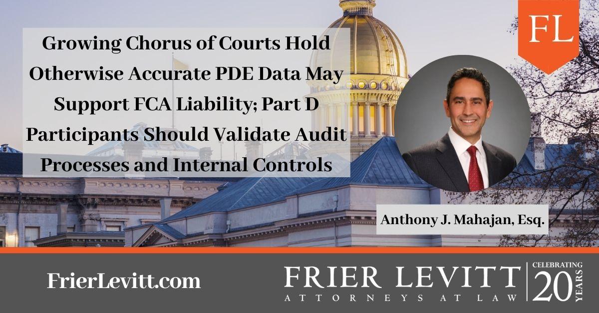 Frier Levitt Life Sciences Legal Insights - May 4, 2021 Edition