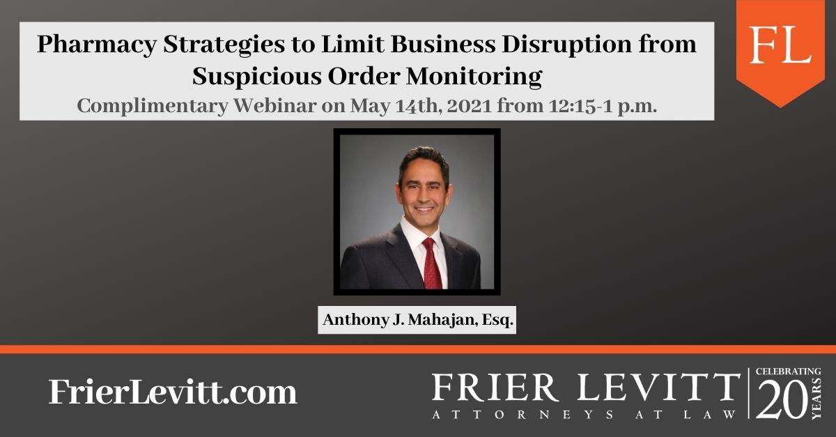 Frier Levitt Life Sciences Legal Insights - May 4, 2021 Edition