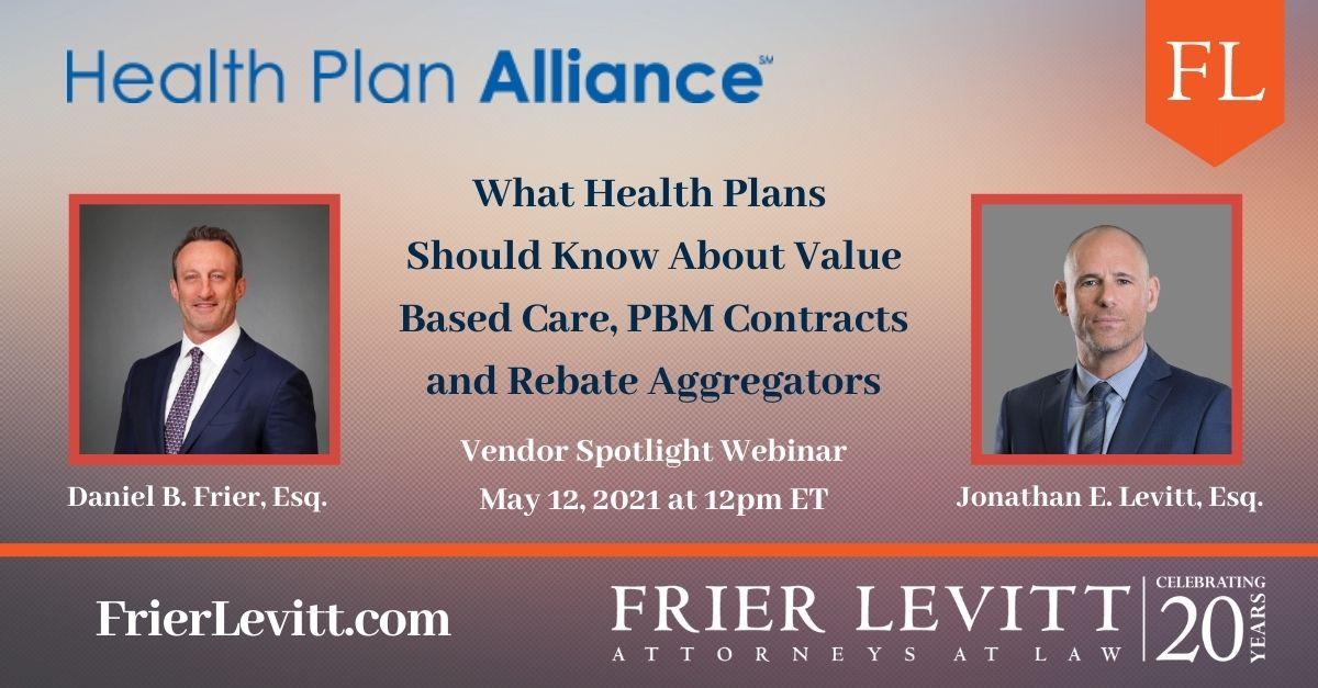 Frier Levitt Life Sciences Legal Insights - May 4, 2021 Edition