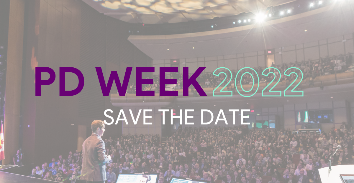 PD WEEK 2022 - SAVE THE DATE! | SEMAINE DE PP 2022 - MARQUEZ VOS CALENDRIERS