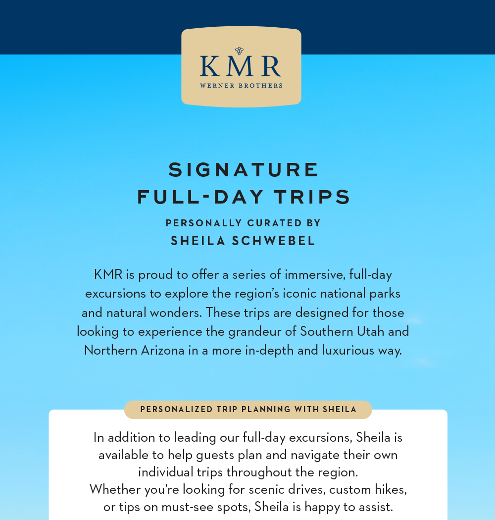 KMR | Summer 2025: Update 3 - Daily Guided Tours