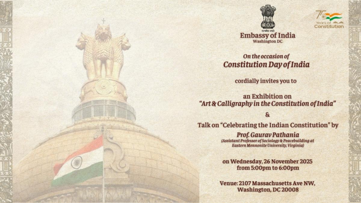 Exhibition on "Art & Calligraphy in the Constitution of India" & Talk ...