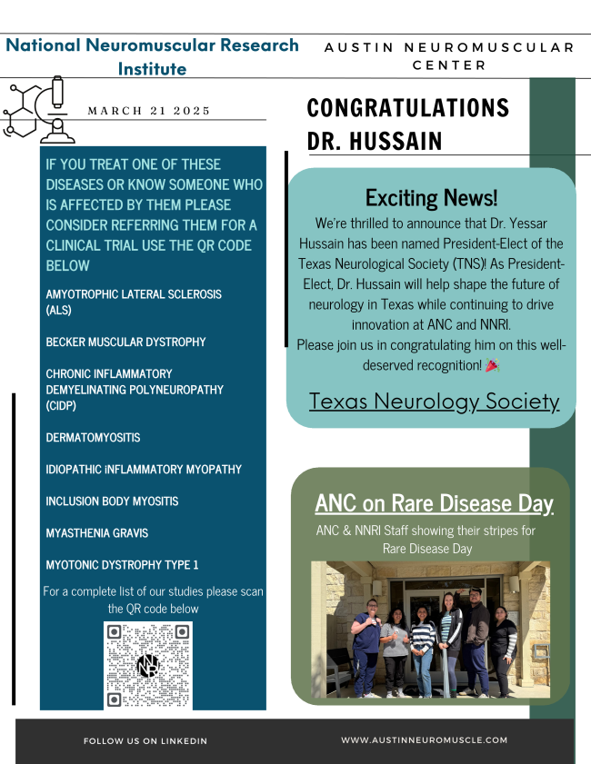 BIG NEWS from ANC and NNRI for you!
