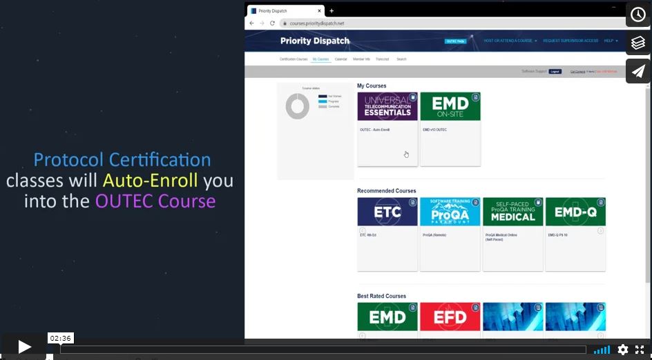 Where's My OUTEC Course?