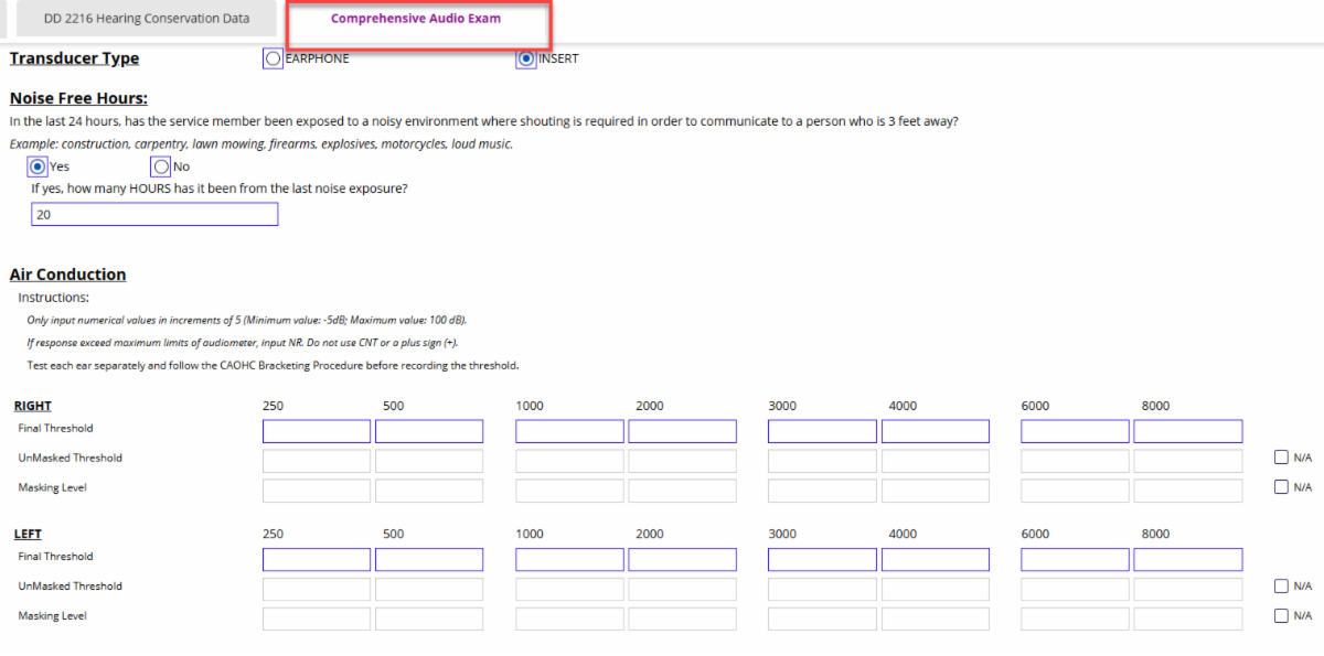 Leidos QTC Health Services RHRP: Electronic Comprehensive Audiology ...