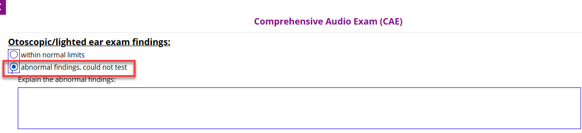 Leidos QTC Health Services RHRP: Electronic Comprehensive Audiology ...