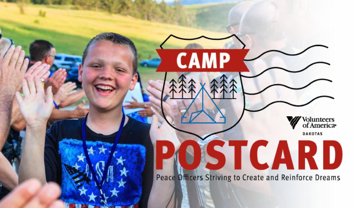 A Day at Camp POSTCARD