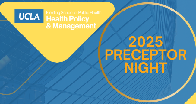 Invitation! HPM MPH Preceptor Night 2025: A Catalyst for Impactful Change