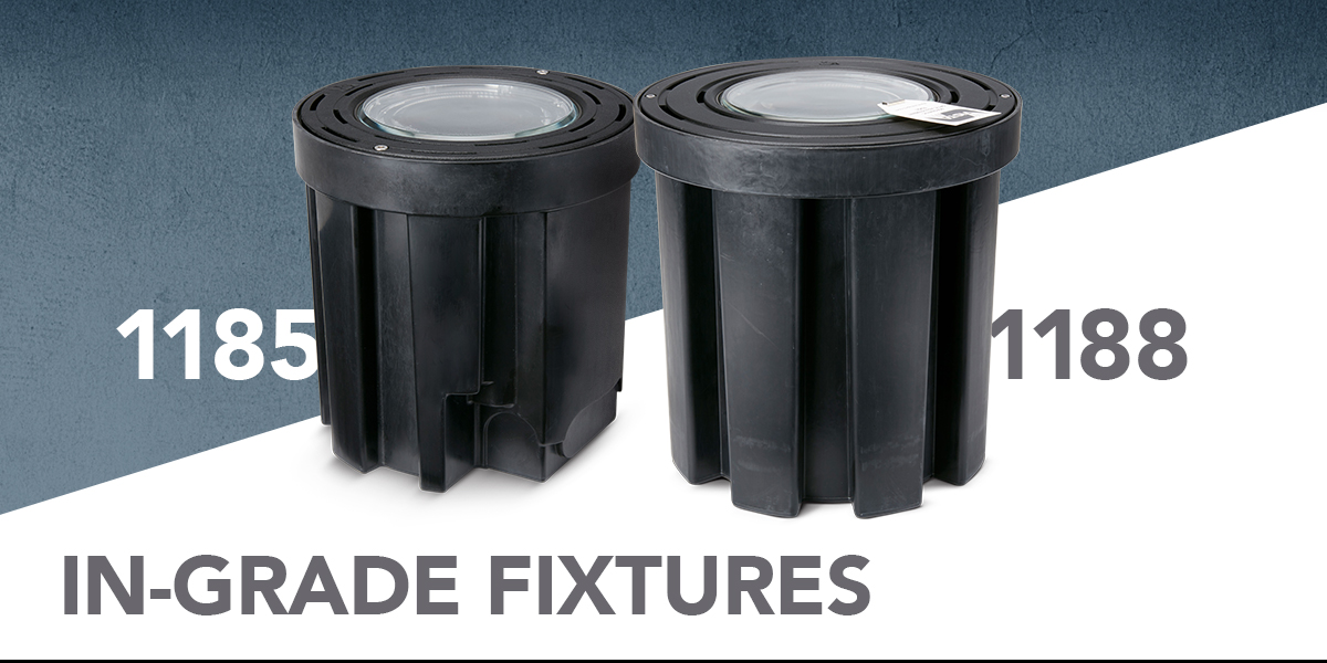1185 and 1188 LED In-Grade Fixtures: High Performance. Low Maintenance.