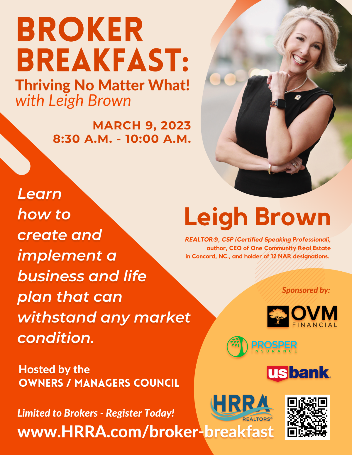 For HRRA Brokers Only: Thrive in Any Market with Leigh Brown
