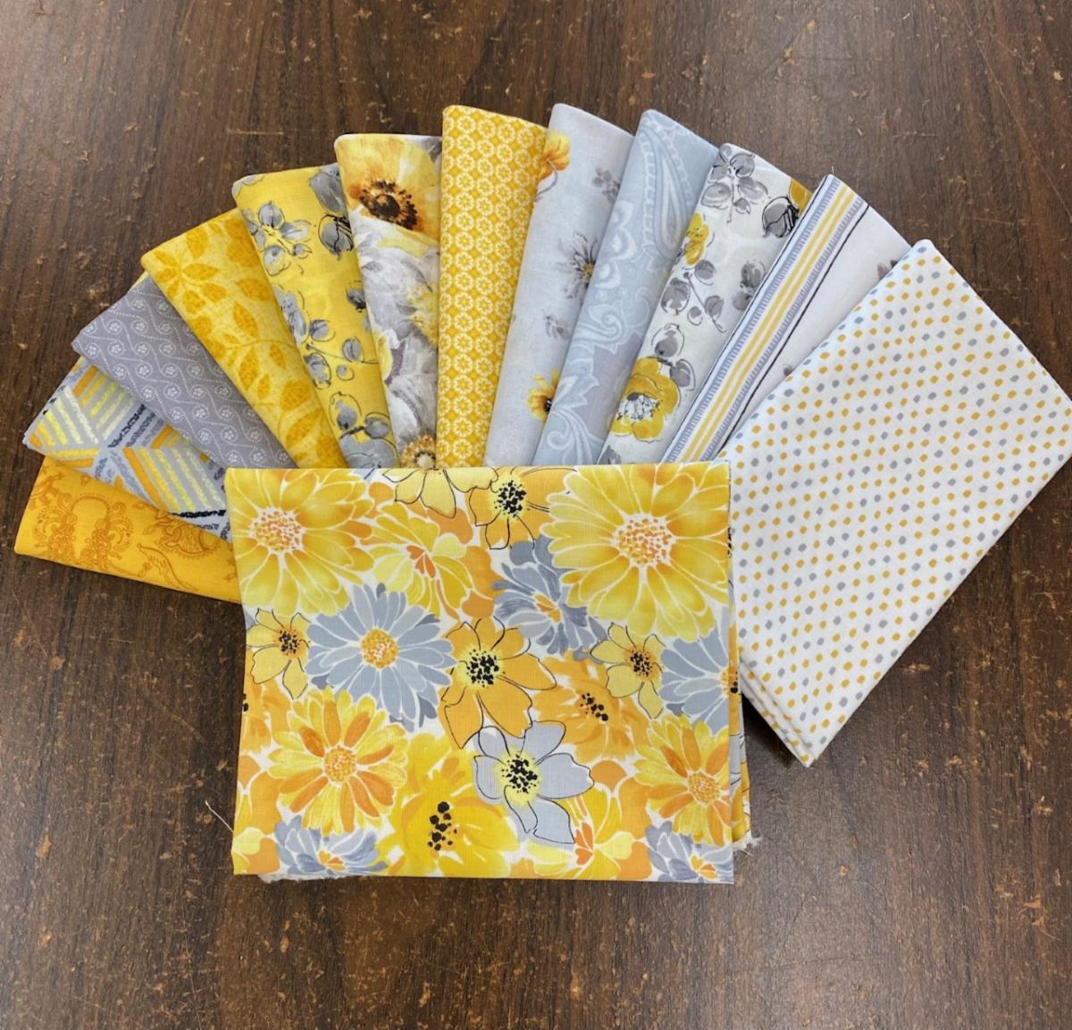 Gray and Yellow Baker's Bundle
