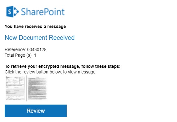 Issue Welcome Message