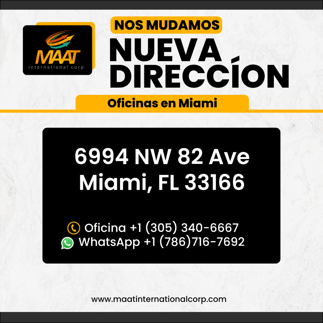Nueva Dirección en Miami 📍