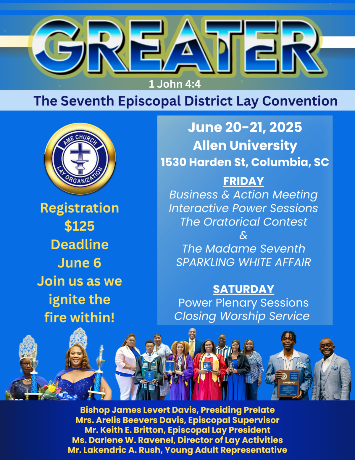 Reminder: Register Now for the SED Lay Convention!