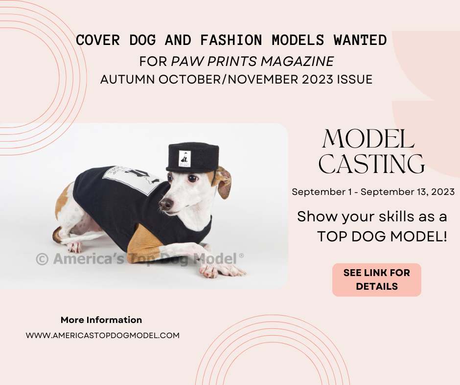 Paw Prints Magazine "Model Casting Call"