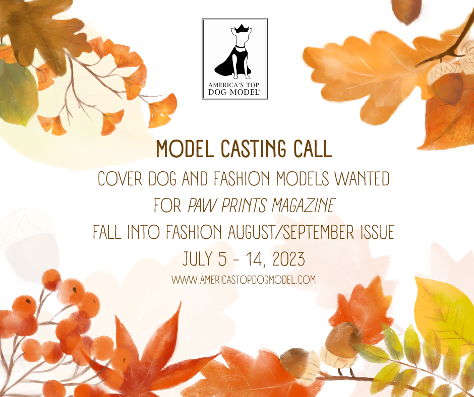 Paw Prints Magazine "Model Casting Call"