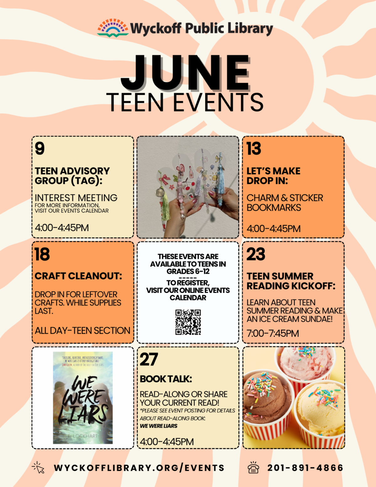 June at the Wyckoff Public Library