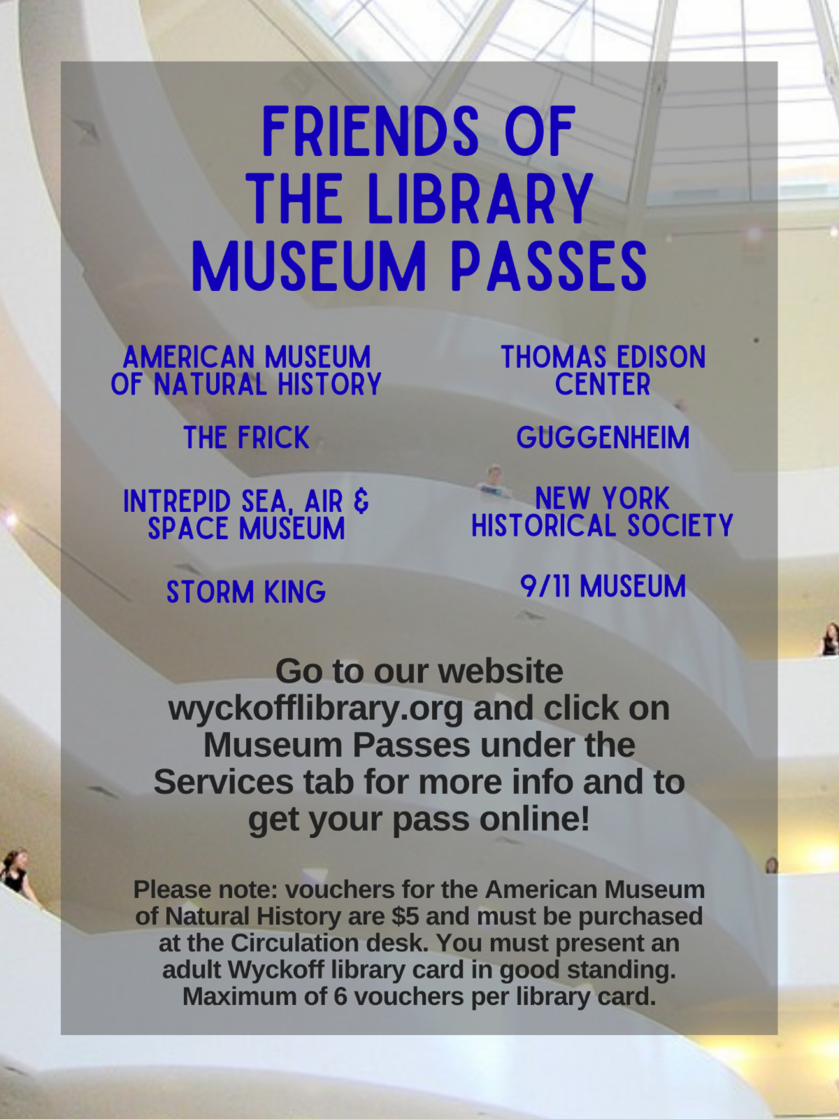 January at the Wyckoff Public Library