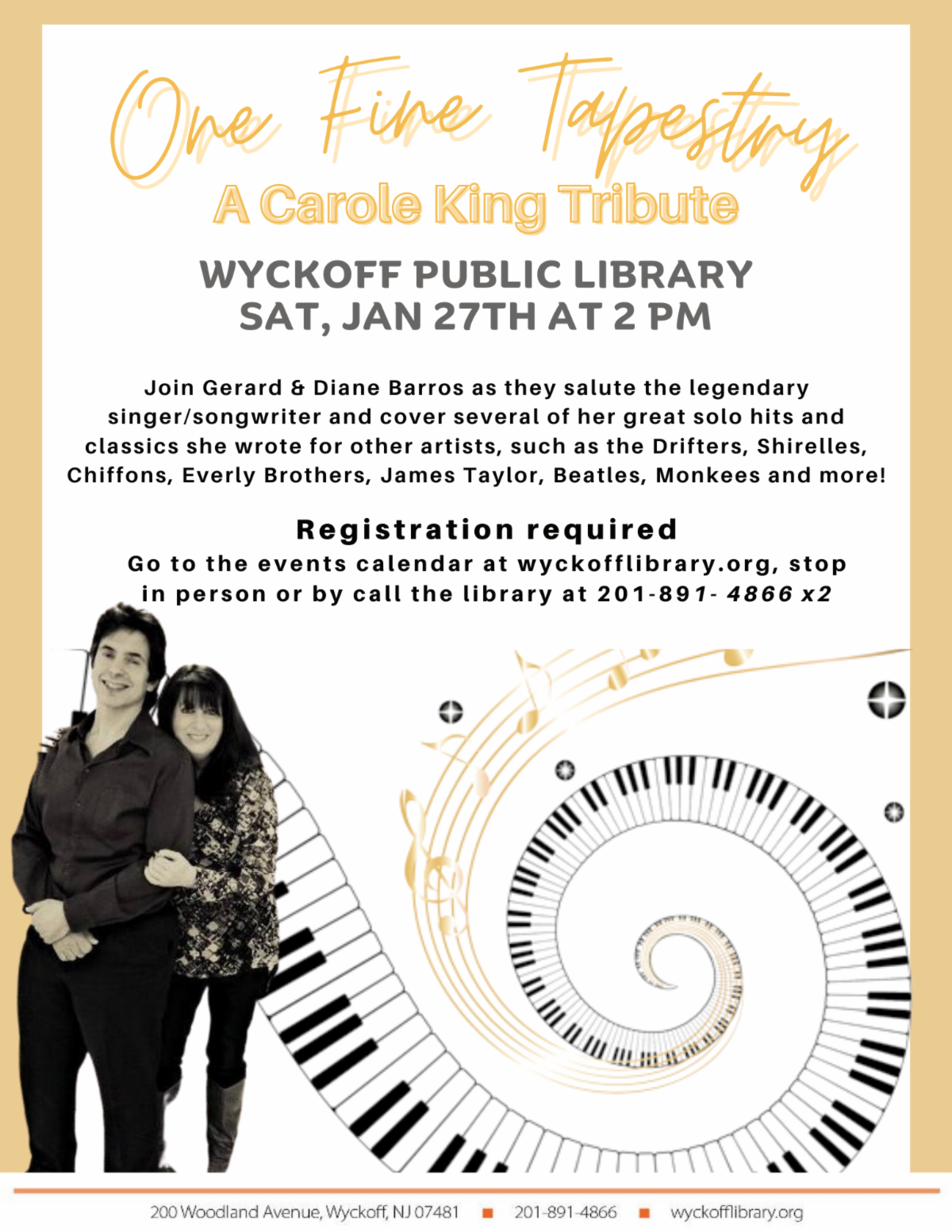 January at the Wyckoff Public Library