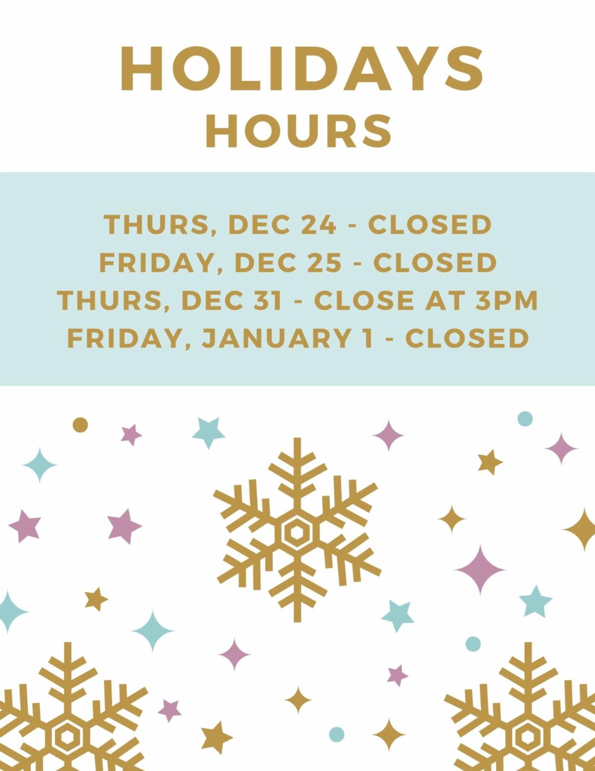 December at the library