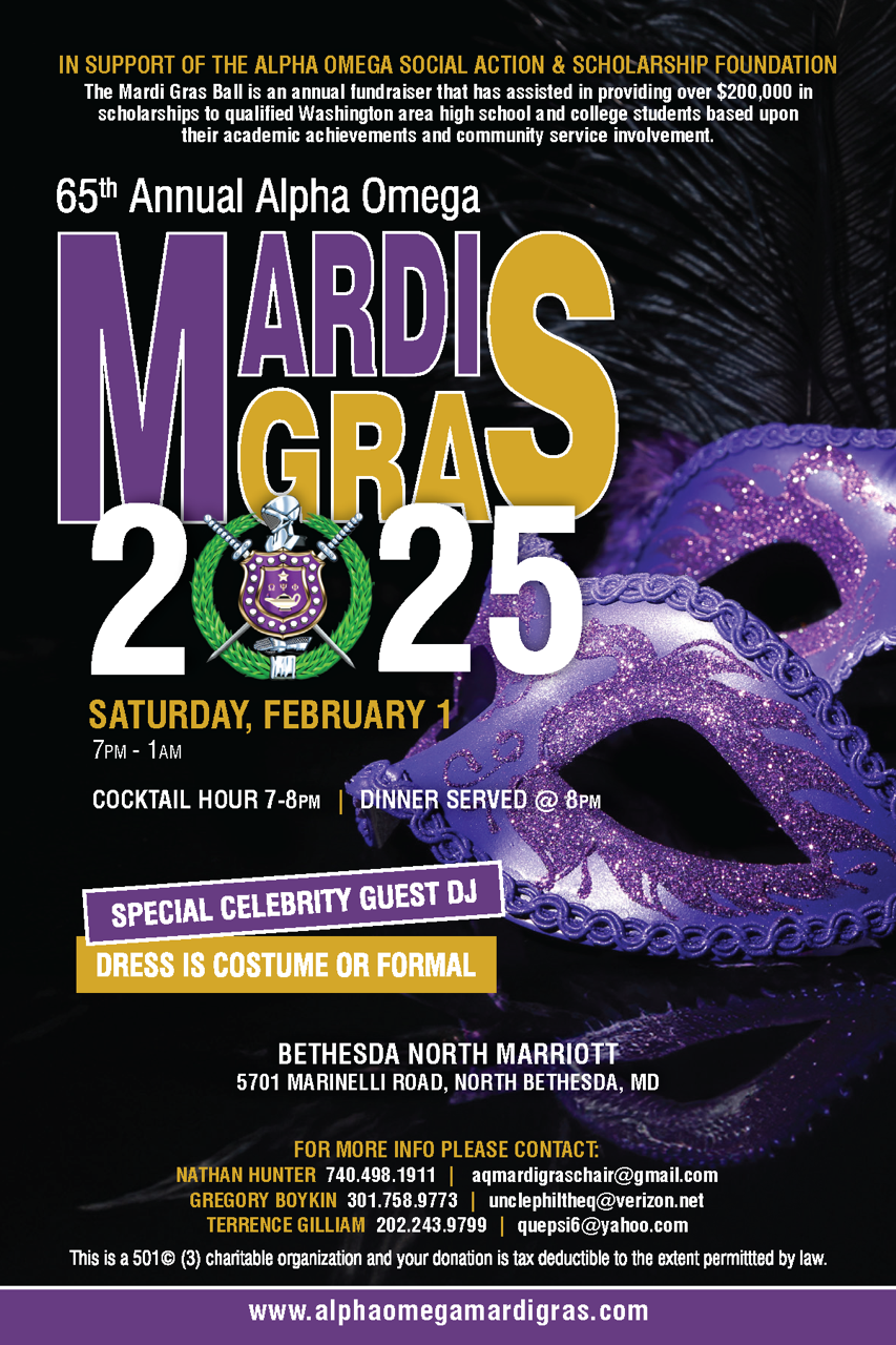 2025 Alpha Omega Mardi Gras Newsletter - Vol. 1