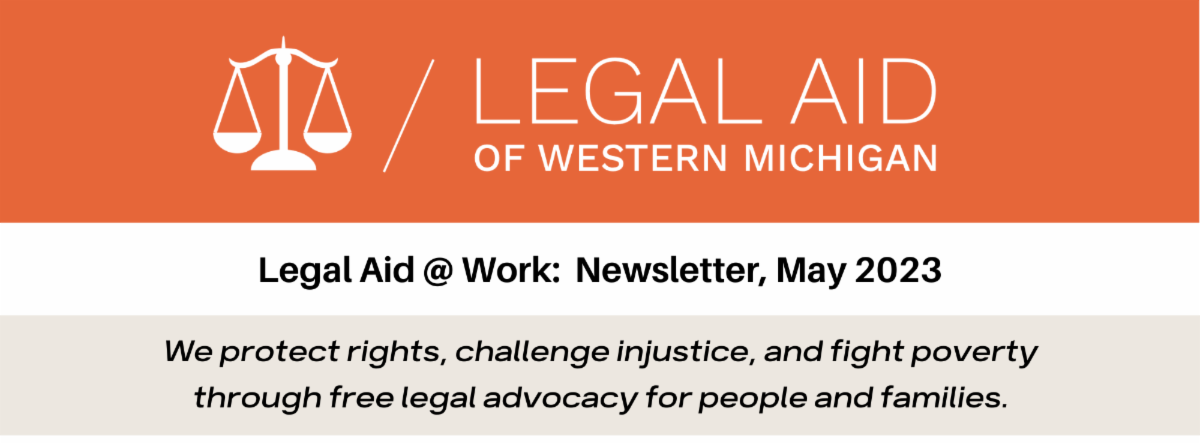 Legal Aid @ Work - May news!