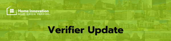 NGBS Green Verifier Update - SPECIAL - Updated Verifier Grading