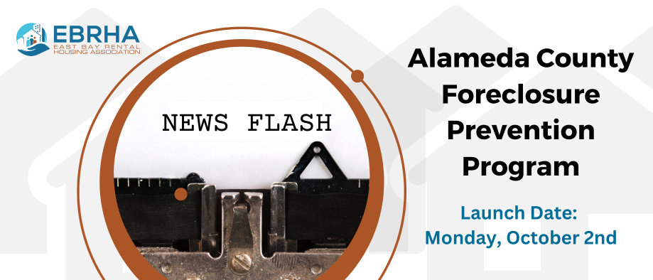 Get Foreclosure Help Begining Oct 2nd - Alameda County Foreclosure Prevention Program