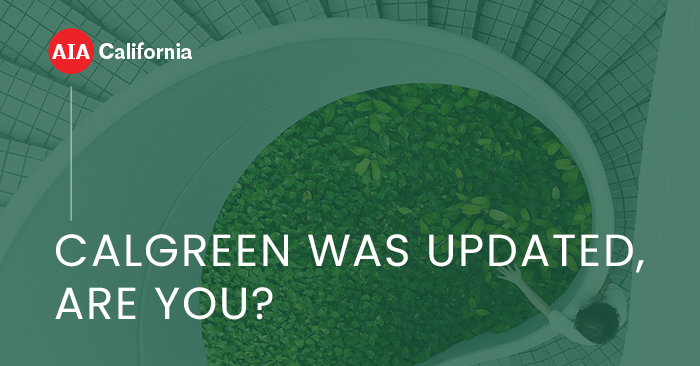 Stay Current with updates CALGreen