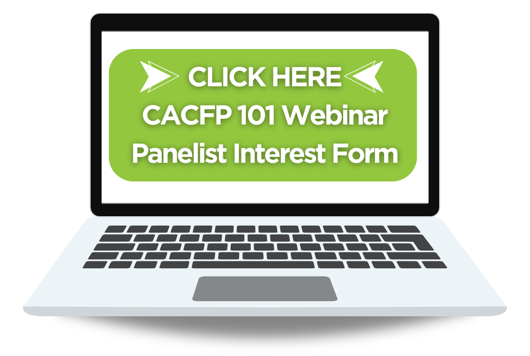 CACFP 101 Webinar Panelist Interest Form