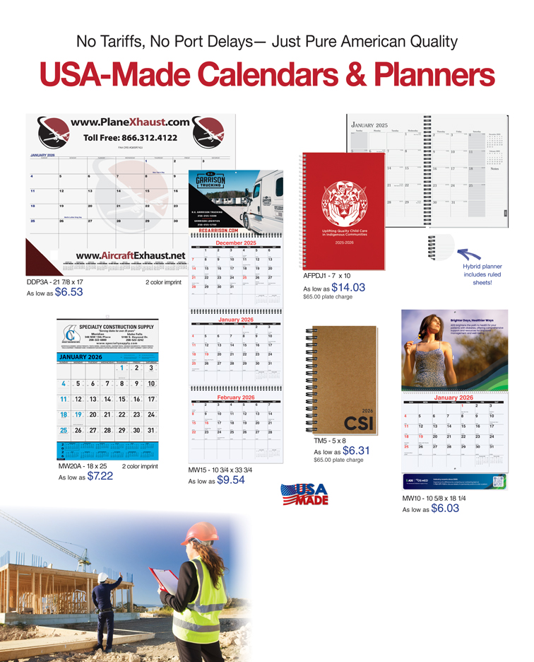 Order 2026 Calendars Now: Early pricing Ends 7/1!