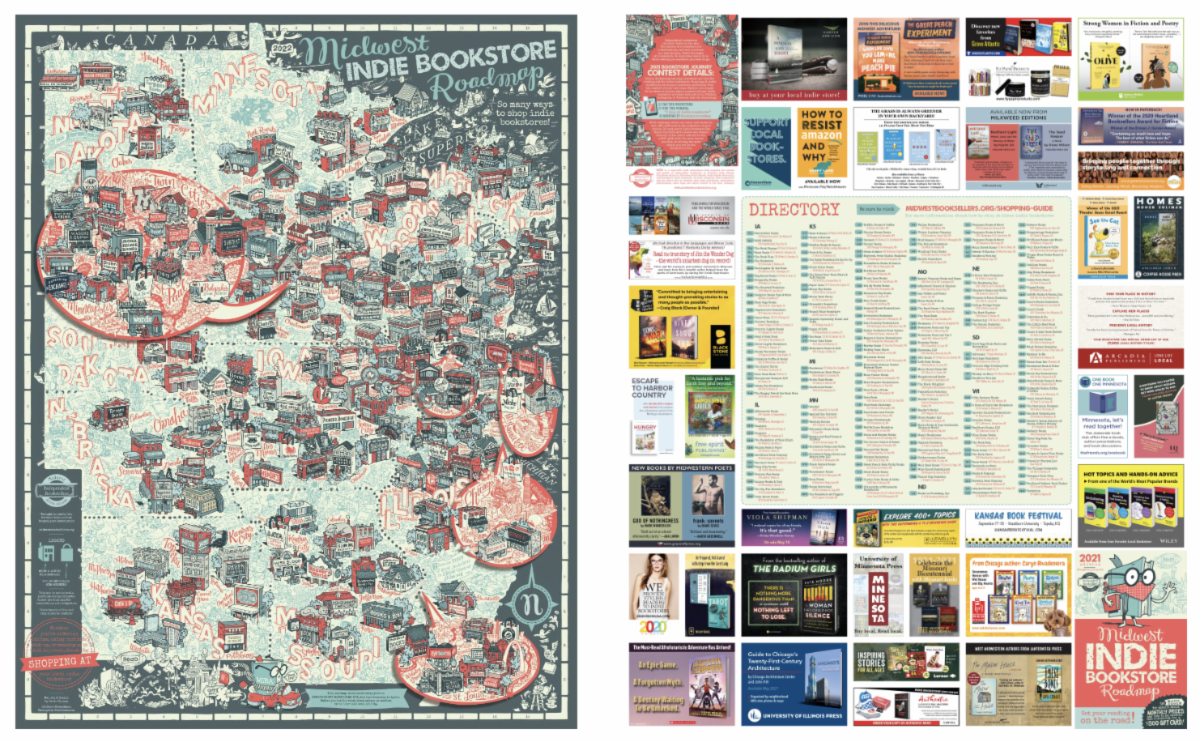 Advertise on the Midwest Indie Bookstore Roadmap 📚🚗📚